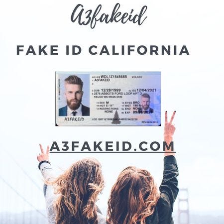 Your Nightlife with Authentic-Looking Fake California IDs ...