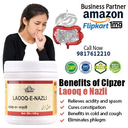 Cipzer Laooq-E-Nazli provide relief from cold and congestion ...