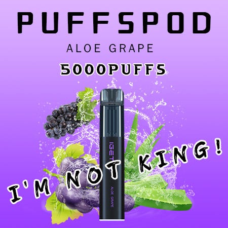 Iget Goat Aloe Grape - puffs pod - Medium
