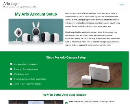 Arlo Camera Setup - Flora Davis - Medium