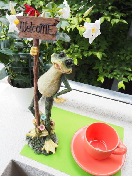 Welcome to frog cafe. Frog means safe return to the home in… | by ...