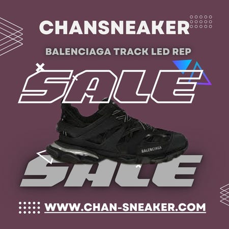 Step into the Future with Balenciaga Track Led Rep — Illuminate Your ...