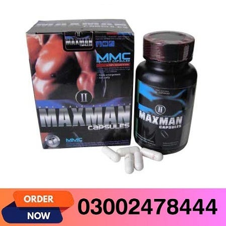 Best Maxman Capsules In Lahore — 03002478444 | by Like Zoyahashim | Medium