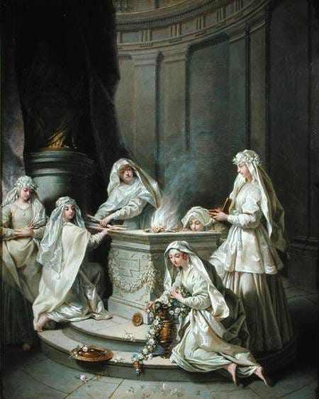 Ancient Roman Women Working