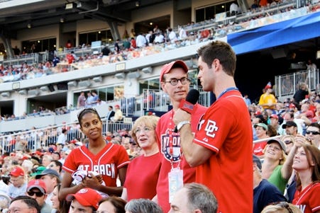 Nats welcome 10 millionth Fan! | by Nationals Communications | Curly W Live