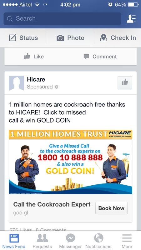 [Wacky Facebook Marketing] Look who’s marketing too | by socialmediaexpert | Medium