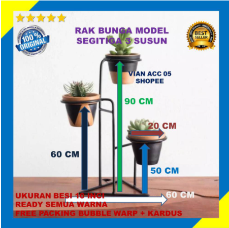 GOKIL ABIS!! CALL 081328680537, Rak Tanaman Aesthetic, Rak Tanaman Anti ...