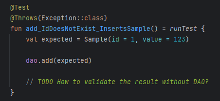 Unit testing single Room DAO method in Android | by Aki Mikkonen | Medium