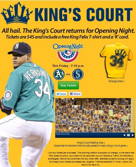 The King’s Court | by Mariners PR | From the Corner of Edgar & Dave