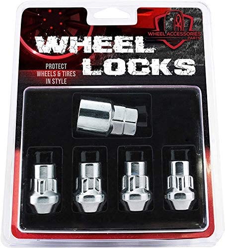Wheel Accessories Part 4 PC 12x1.25 Chrome Wheel Locking Lug Nut Acorn ...