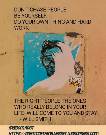 DO YOUR OWN THING. https://gratitudethenewasset.wordpress.c… | by ...