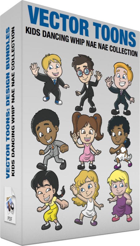 Kids Dancing Whip Nae Nae Collection | by Vector Toons | Medium
