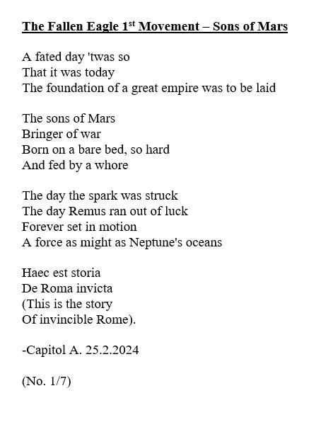 (Coarse Language) Fallen Eagle Suite 1st Movement – Sons of Mars ...