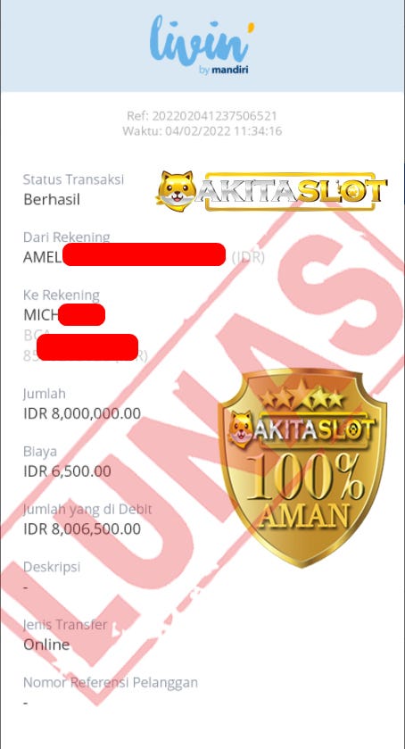 BUKTI JP SLOT TERBARU 2022 - Bukti JP AKITASLOT - Medium