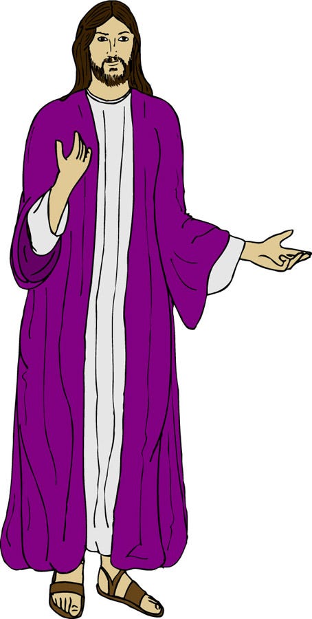Purple Robe Clipart
