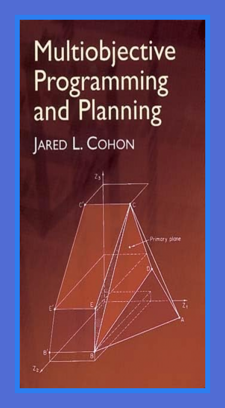 Jared L. Cohon | Multiobjective Programming and Planning (Dover Books on Computer Science) PDF ...