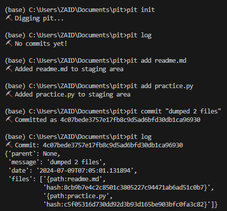 I Coded Pit: A Version Control System in Python for Fun 😏 | by zaid ...