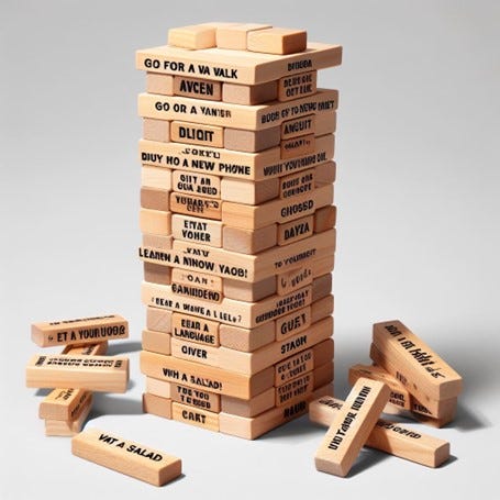 The Decision Jenga. Decisions, like habits, are both Good… | by AMIT ...