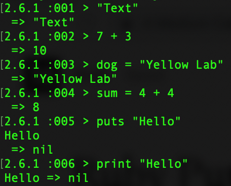 Ruby Puts and Return Values. The Puts and Print command are used in ...
