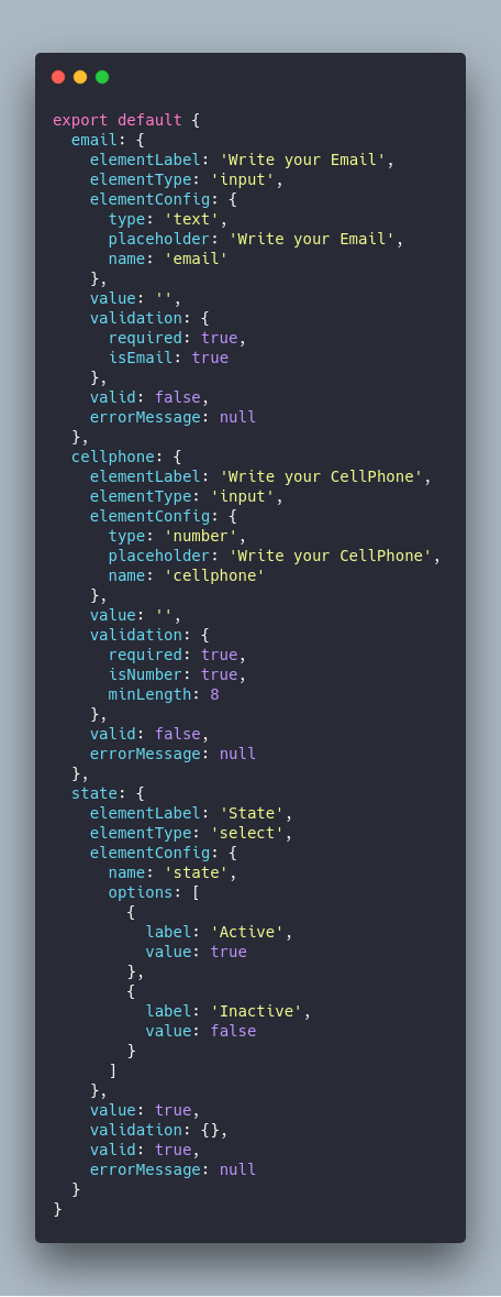Creating forms in React with hooks and HOC | by Luis Ernesto Ruiz | Medium