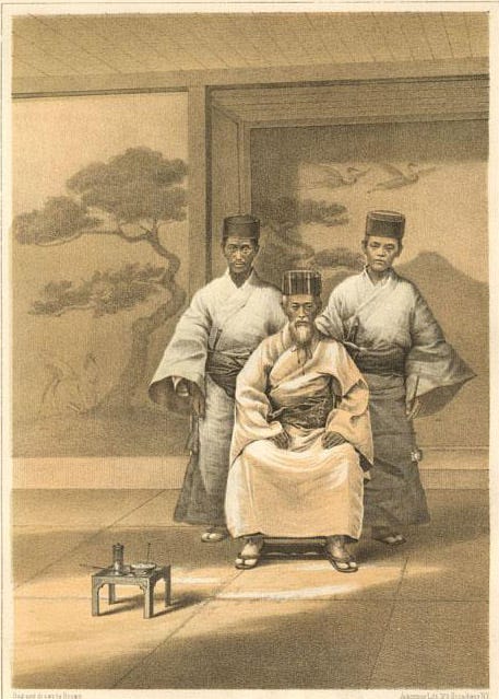 Martial arts demonstration in 1867 | by Motobu Naoki | Motobu-ryu Blog ...