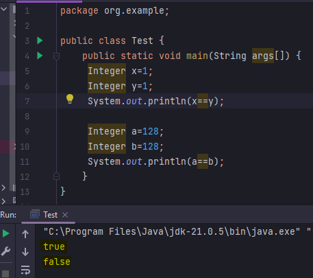 Do you know why 1==1 is true but 128==128 is false in Java? | by Abhishek Singh | Javarevisited ...