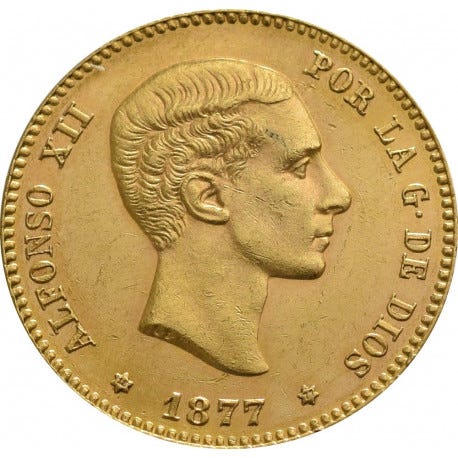 Spanish Pesetas Gold Coin — goldbullionshops | by goldbullionshops | Medium