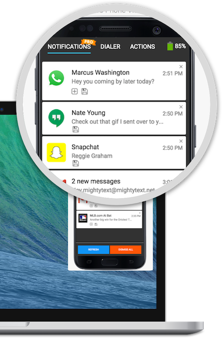 Phone Notification Live View, Dialer, and Ring Phone | by MightyText | MightyText Blog