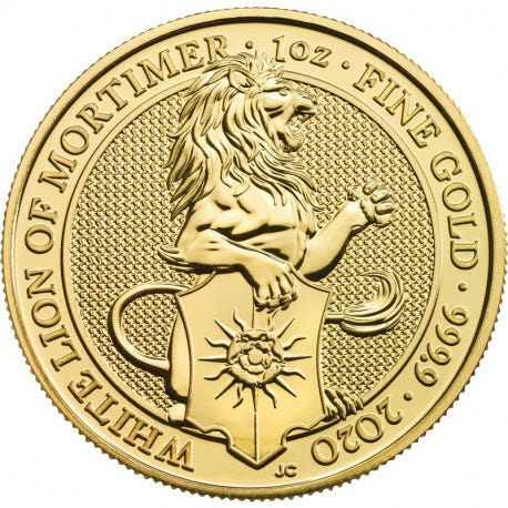 Buy 2020 British 1 oz Gold Queen’s Beasts | by goldbullionshops | Medium