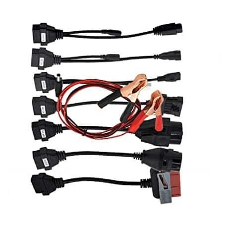 Set of 8 OBD2 cables for cars. Perform your automotive diagnostics ...
