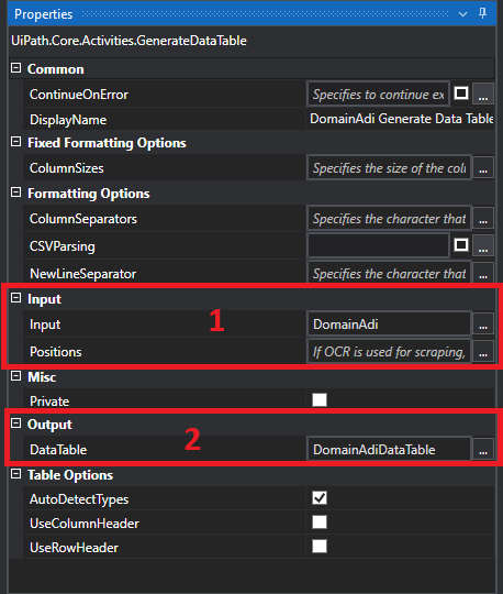 UiPath Generate Data Table kullanımı. - RPA Haber - Medium