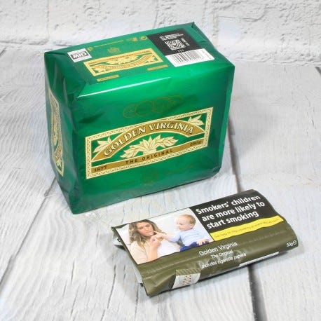 Golden Virginia Original Classic. 5 packs of 50g tobaccos (total 250… | by UK Rolling Tobaco ...