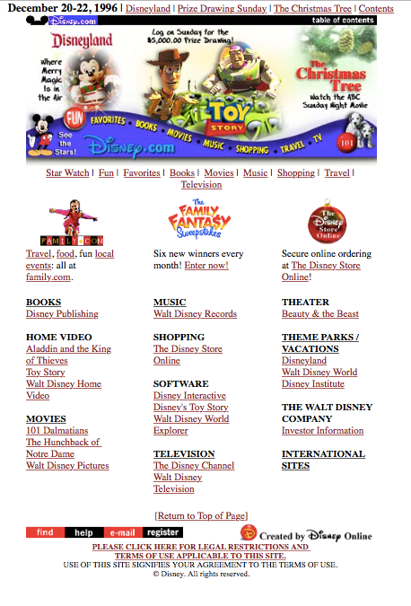 Disney Does Web Right From The Start | by Amber Anne Mary Fowke ...