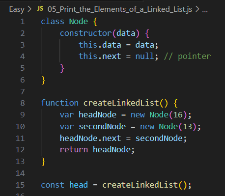 [JS] HackerRank : Print the Elements of a Linked List | by Aiya Aiyara | Medium