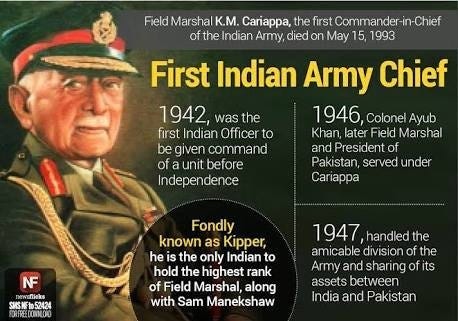 FIRST INDIAN ARMY CHIEF | by The Logical Indian | Medium