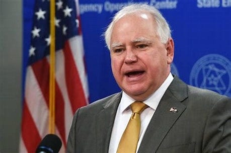 An Open Letter to Tim Walz. You don’t have the steady hand needed… | by ...