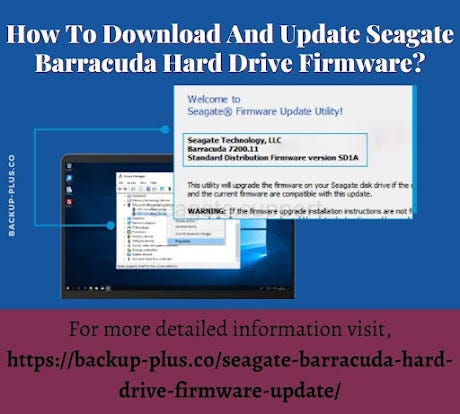 How To Update Seagate Barracuda Hard Drive Firmware? | by Chris Alan ...