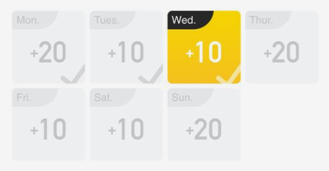 UI Design: 7-Day Check In Components Guideline | by JX Liu | Medium