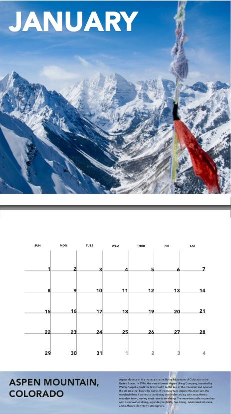 Calendar Page | by Alana Stanley | Medium