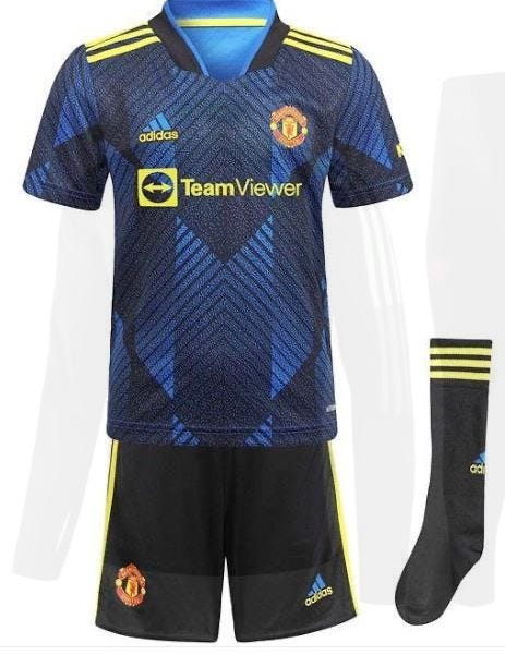 Man U Third Kids Kit - Jersey Loco - Medium