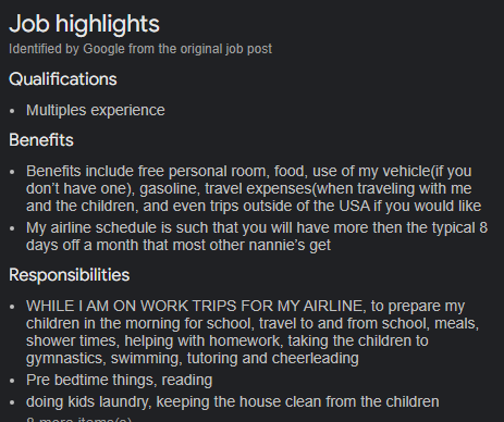 Seeking: FULL-TIME NANNY FOR MY SON AND DAUGHTER | by Liaqathira | May ...