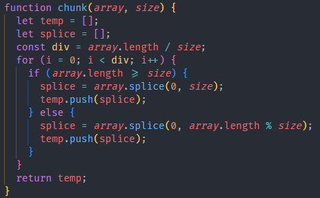 Array chunk algorithm. This algorithm is really fun since… | by Mark Timothy Advento | Medium