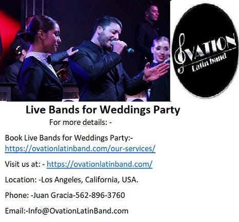 Hire Ovation Live Bands for Weddings Party at best price. | by ...