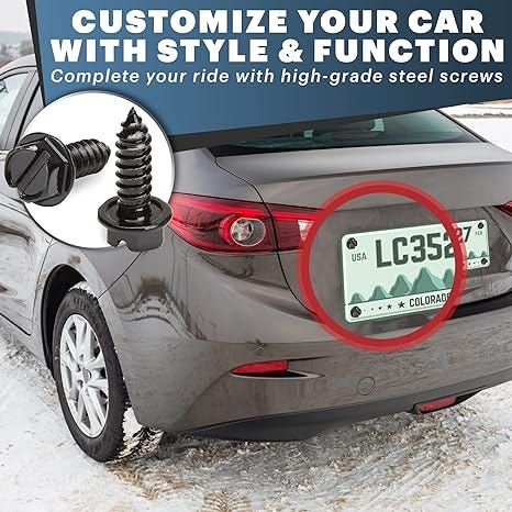 License Plate Screws with Rustproof Finish: Make Your Plates Shine | by ...