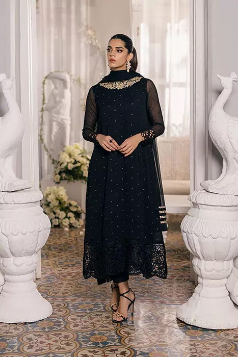 Azure Ensembles Party Wear Ustitched Suits - Shristyles - Medium