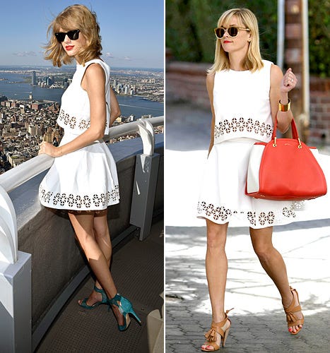 Taylor Swift and Reese Witherspoon Hang out in Same Outfit | by Wheeler ... Taylor Swift and Reese Witherspoon Hang out in Same Outfit | by Wheeler ...