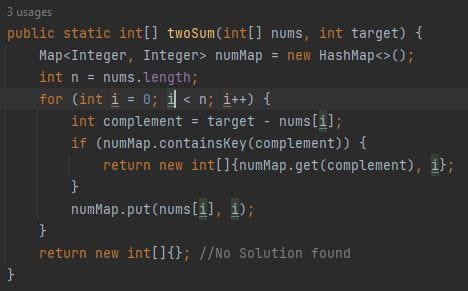 Successfully tackled the two-sum problem using Hash Map! | by Deshan ...