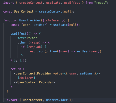 Add the useContext Hook for Global State Management | by Andrew Zehnder | Medium