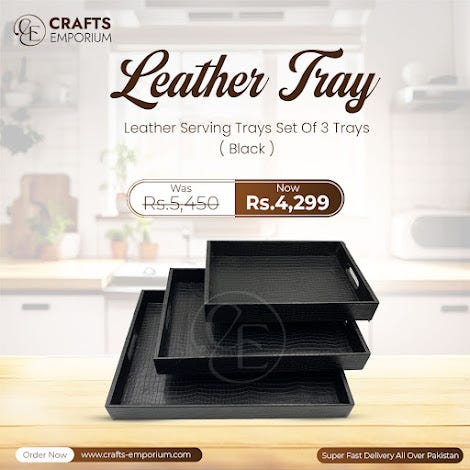 The Best Leather Tray Sets and Their Prices in Pakistan | by Falisha ...