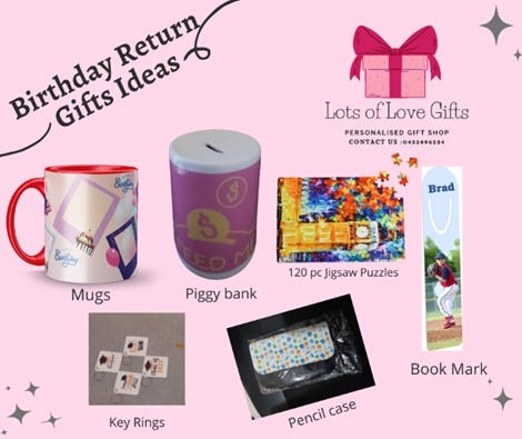 Birthday Return Gifts Ideas - Lots of Love Gifts - Medium